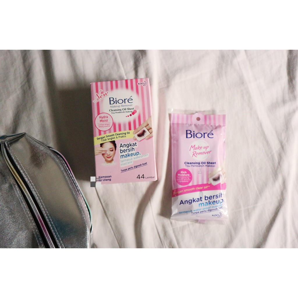 Jual Biore Makeup Remover Cleansing Oil Sheet | Shopee Indonesia