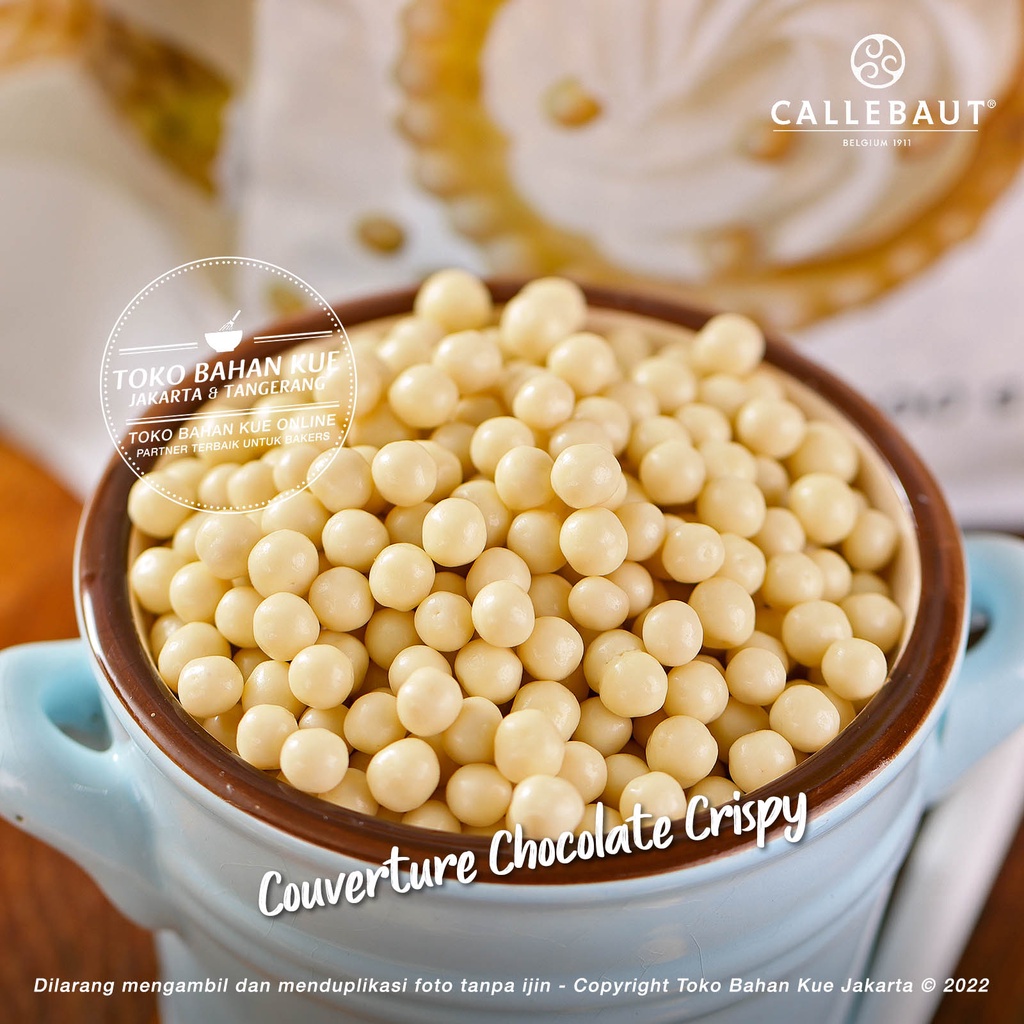 Jual MonaLisa Crispearls White 100gr Barry Callebaut Crispy Chocolate ...