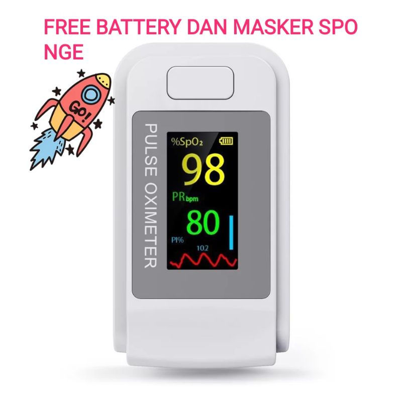 Jual Fingertip Pulse Oximeter AB-88 cukup pasang di jari saja sangat ...