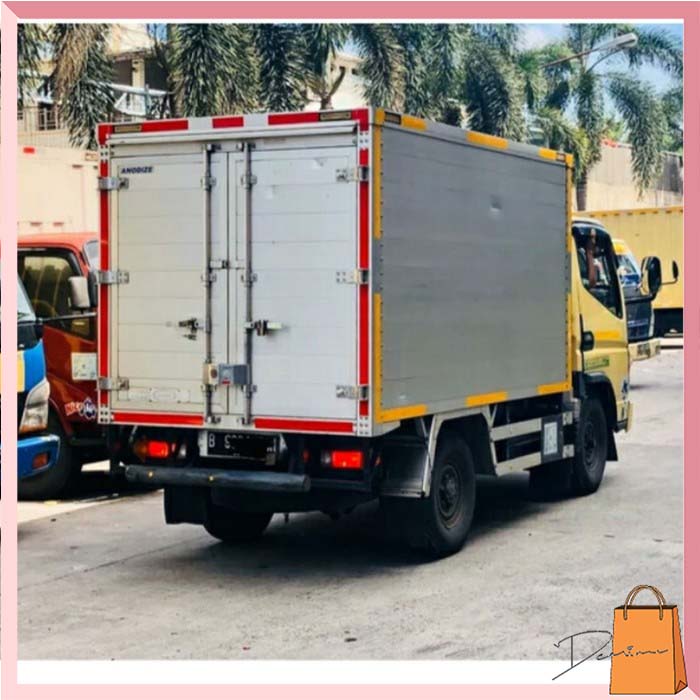 Jual Stiker Pemantul Cahaya Reflektif tape - MERAH KUNING Mobil Box ...