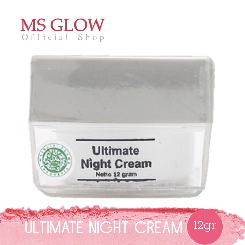Jual MS GLOW night cream ultimate original | Shopee Indonesia