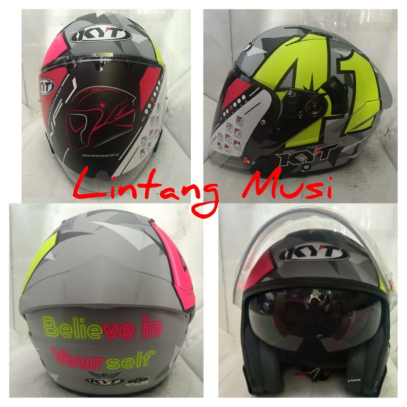 Jual HELM KYT NFJ MOTIF | Shopee Indonesia