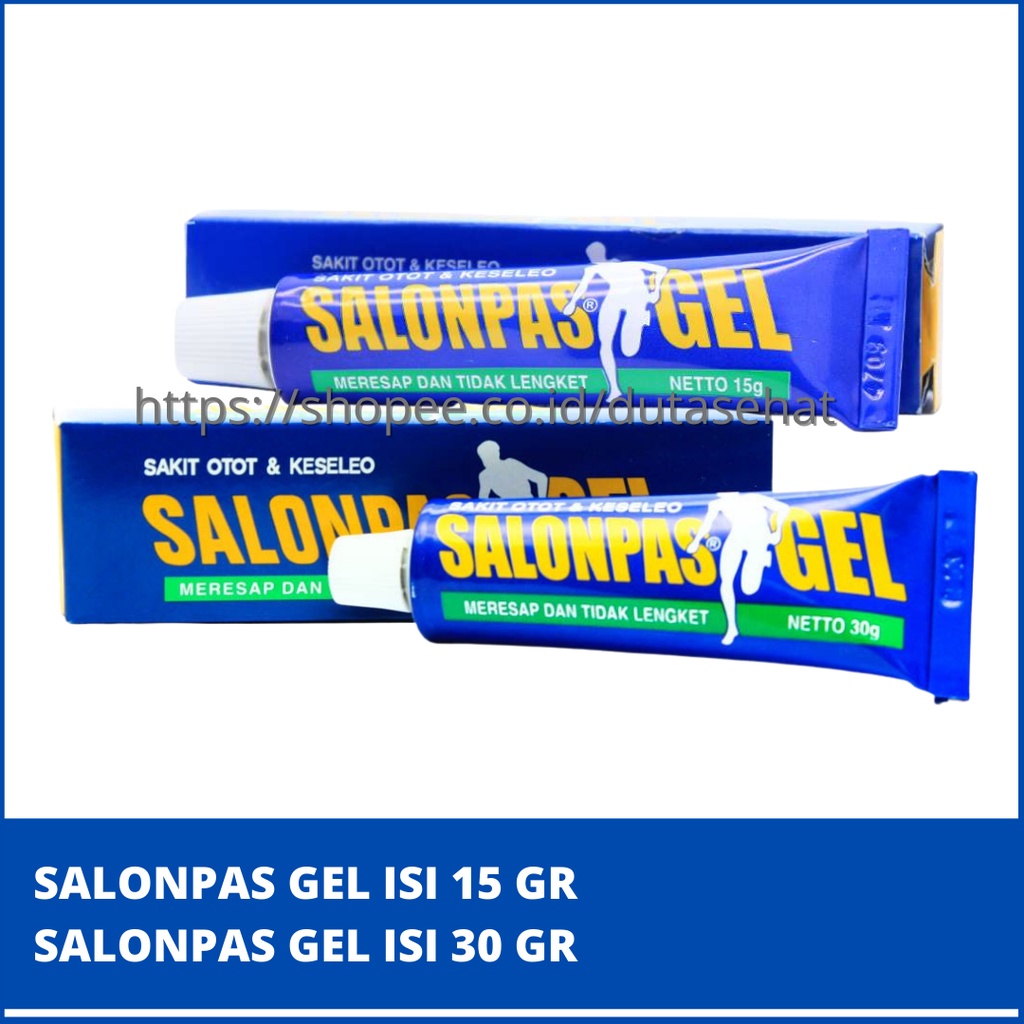 Jual Salonpas Gel 15 Gr, Salonpas Gel 30 Gr - Nyeri Otot, keseleo ...