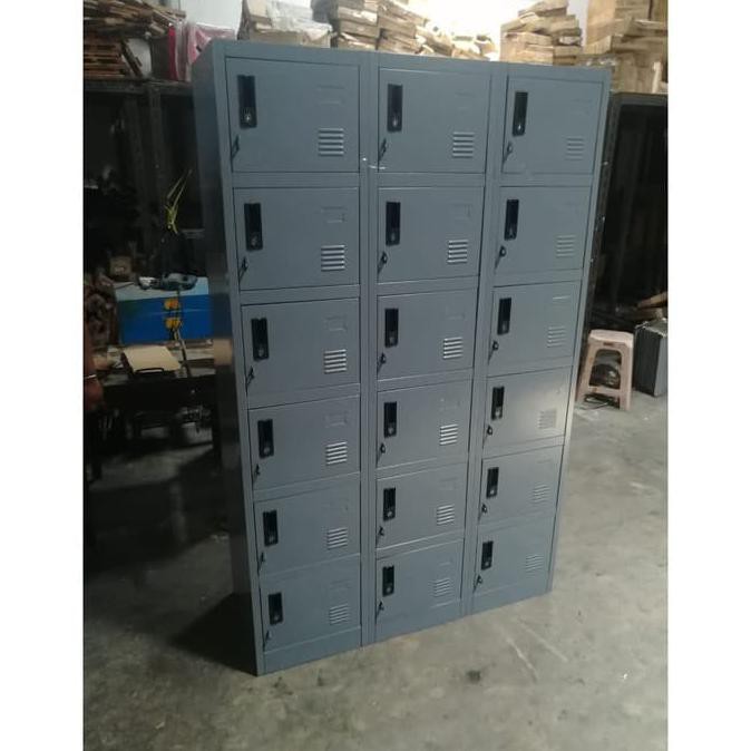 Jual Buruan Beli] Loker Besi 18 Pintu - Locker Besi - (Ukuran Lebih ...