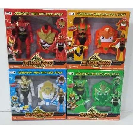 Jual MAINAN ANAK ROBOT THE LEGEND HEROES SERIES SET ISI 4 PCS | Shopee ...