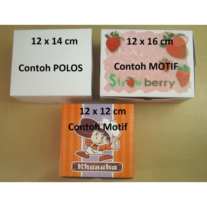 Jual JUAL Dus Snack / Dus Kue Putih Polos 12x12 (100lbr) | Shopee Indonesia