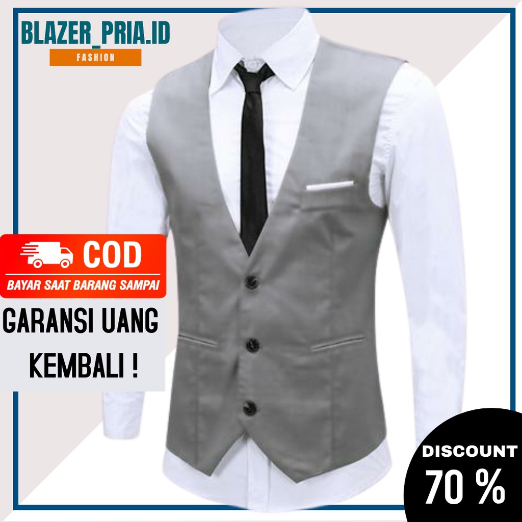 Jual VEST PRIA ROMPI PRIA ROMPI JAS PRIA | Shopee Indonesia