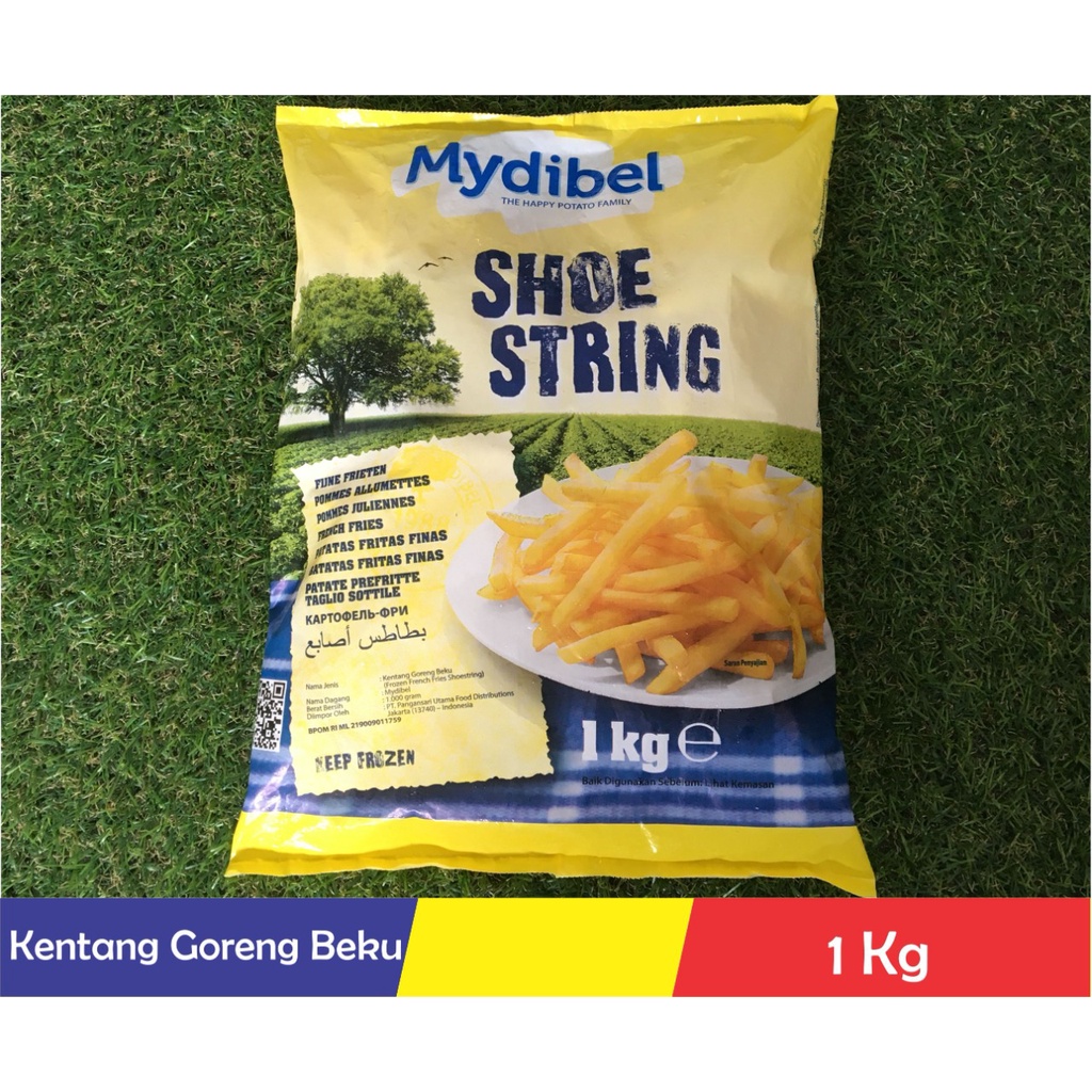 Jual Kentang Goreng/ French Fries Shoe String Mydibel 1 kg | Shopee ...