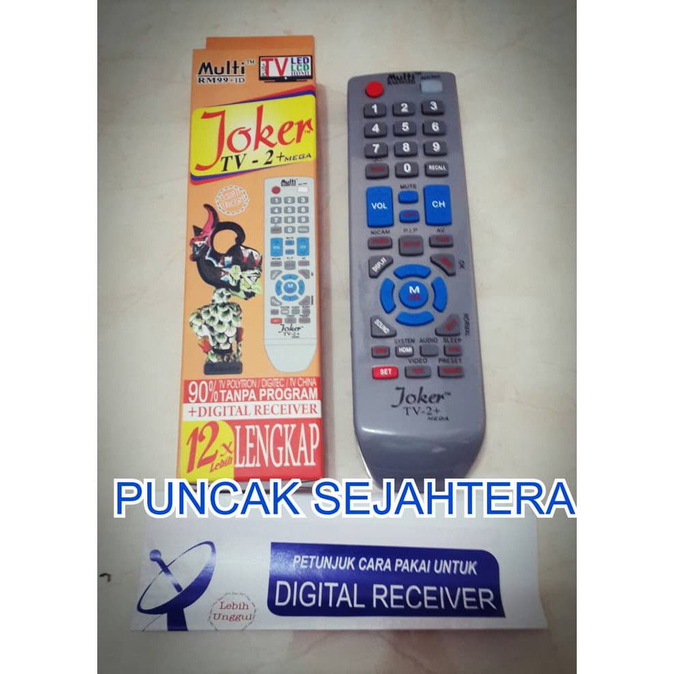 Jual Remote TV Joker - cocok dengan semua Merk tv yang ada | Shopee ...