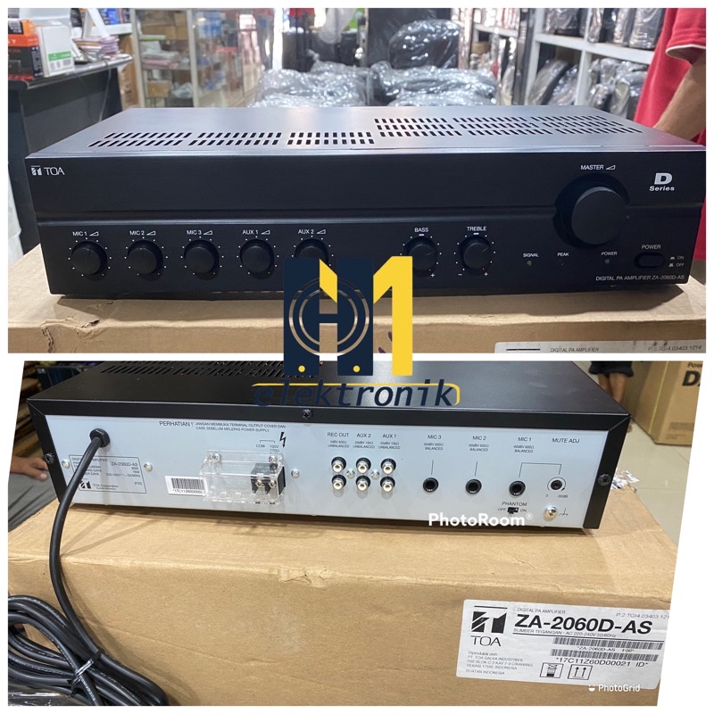 Jual Ampli TOA ZA 2060D AS Digital PA Amplifier | Shopee Indonesia