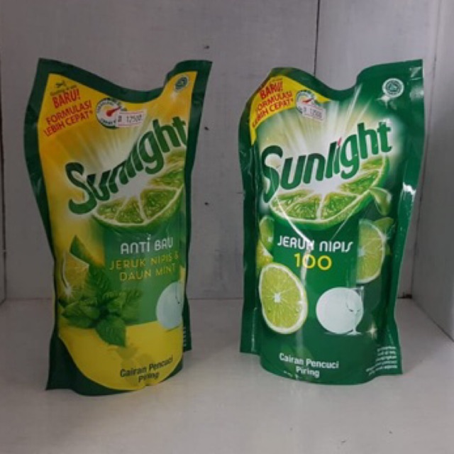 Jual Sunlight D.wash lime dan anti jeruk nipis refil 755 ML | Shopee Indonesia