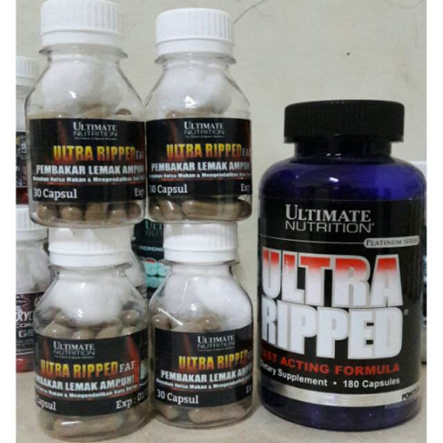 Jual Suplemen Fitnes Ultimate Ultra Ripped Faf Ecer / Eceran Murah Di ...