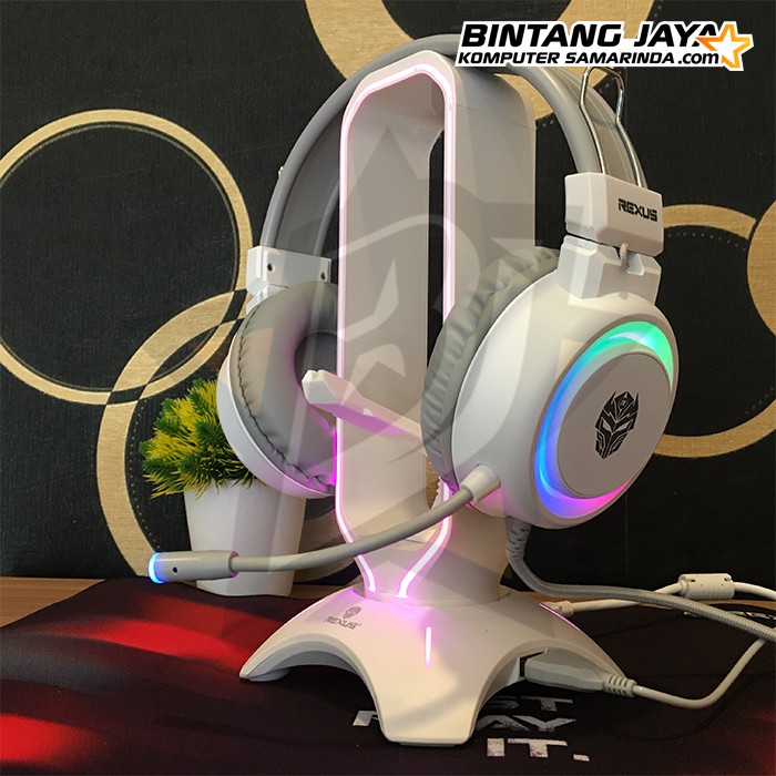 Jual Headset Gaming Rexus Vonix F30 RGB Backlit - Putih/Pink/Hitam ...