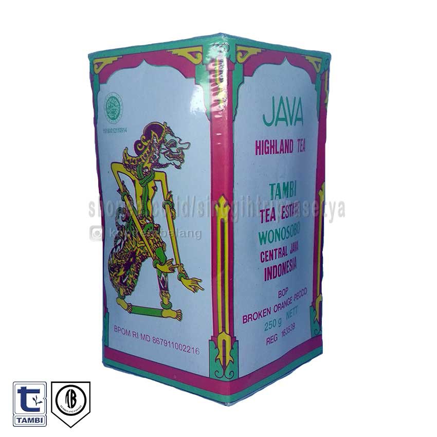 Jual JAVA HIGHLAND TEA / Teh hitam Teh Tambi Cap Cakil BOP Black Tea ...