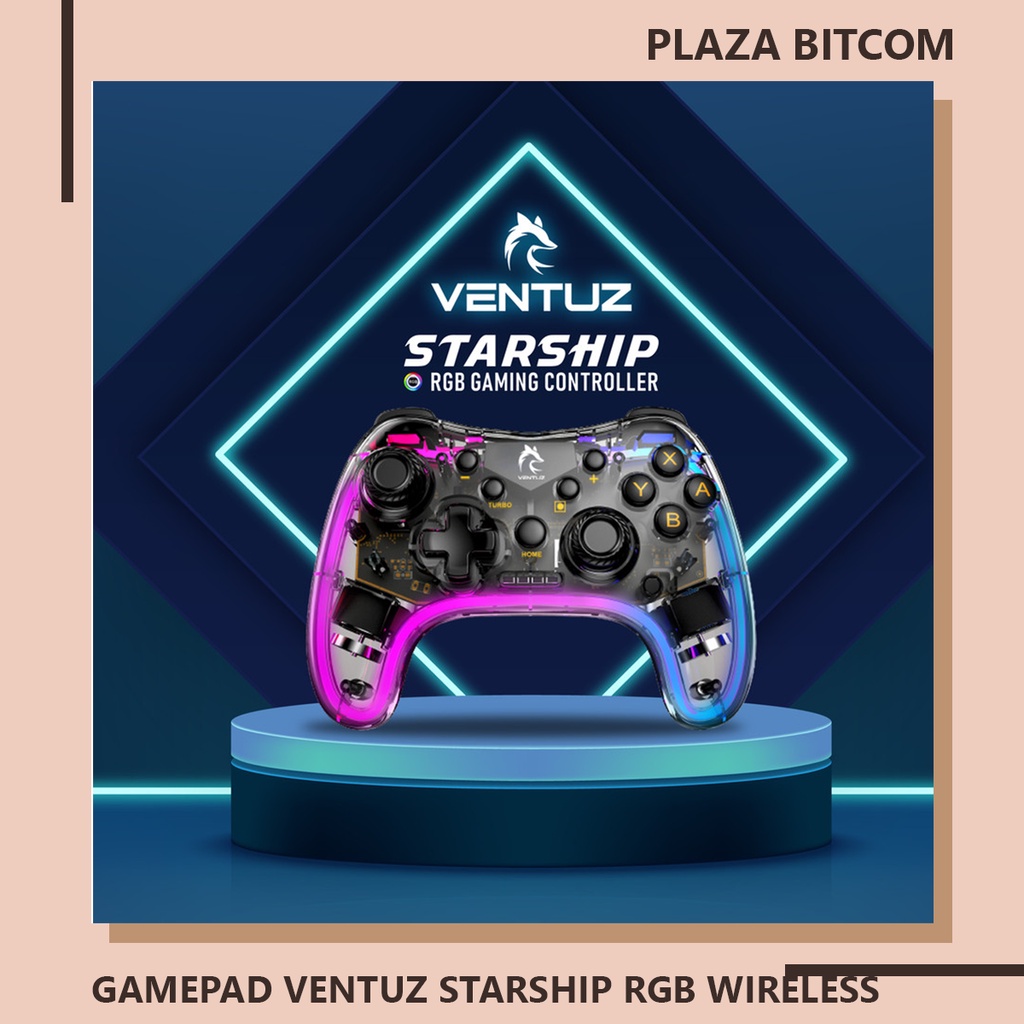 Jual GAMEPAD VENTUZ STARSHIP RGB WIRELESS | BITCOM PLAZA | Shopee Indonesia