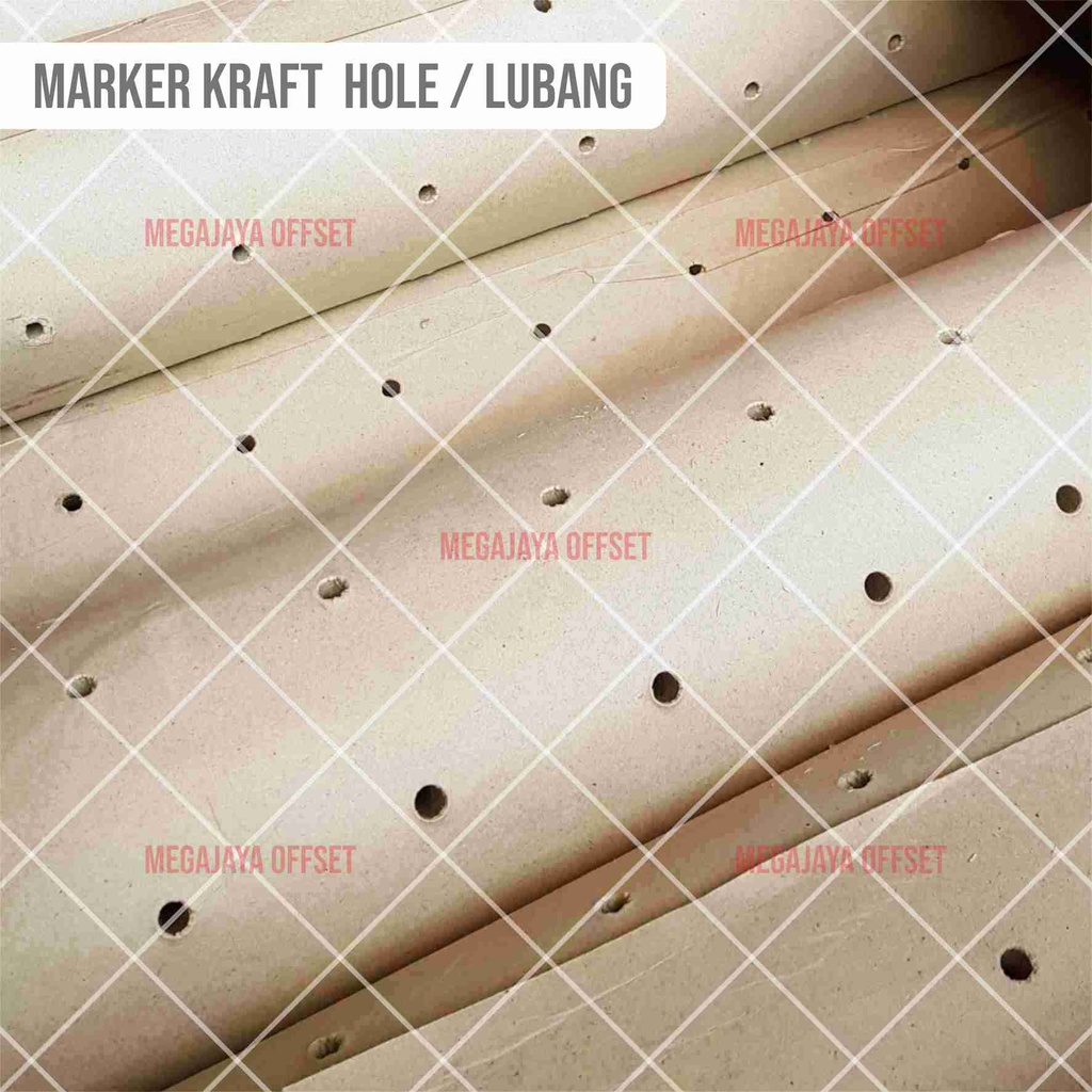 Jual Kertas Marker Roll KRAFT Lubang / Hole untuk Garmen & Konveksi ...