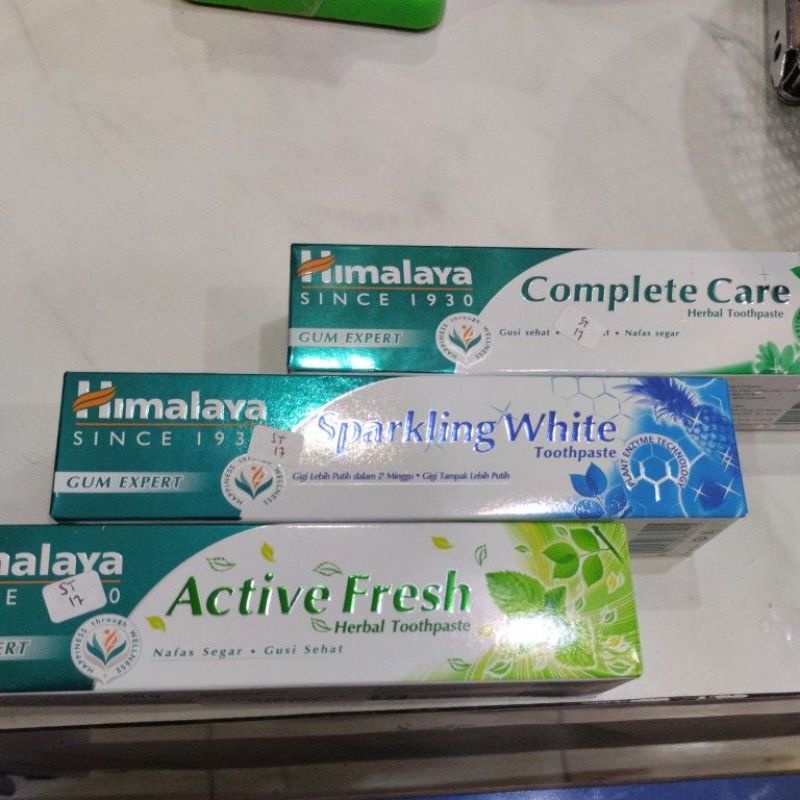 Jual Himalaya odol (Active Fresh, Sparkling White, Completed Care ...