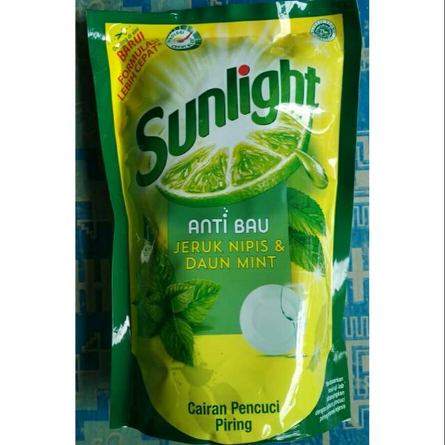 Jual SUNLIGHT ANTI BAU JERUK NIPIS & DAUN MINT 755ml | Shopee Indonesia