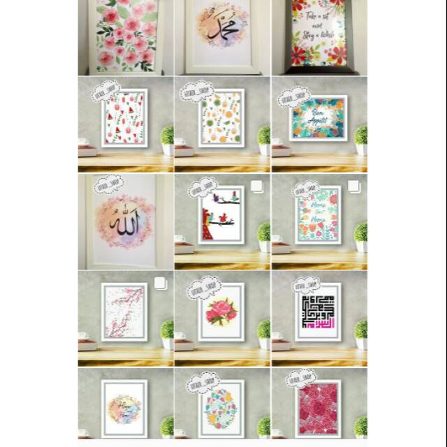 Jual Poster frame tanpa kaca A4 1paket (3pcs) | Shopee Indonesia