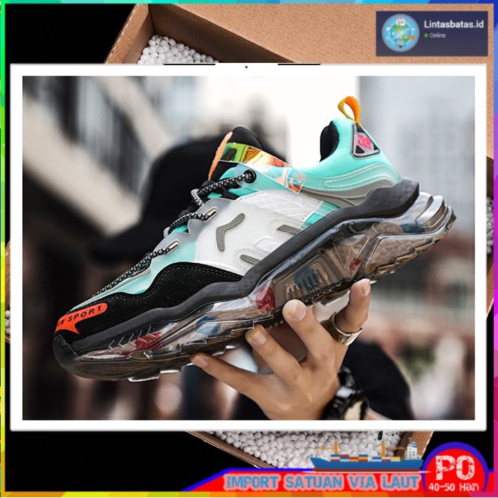Jual [Import PO] Sepatu Pria Sultan Viral Trendi Olahraga Kasual ...