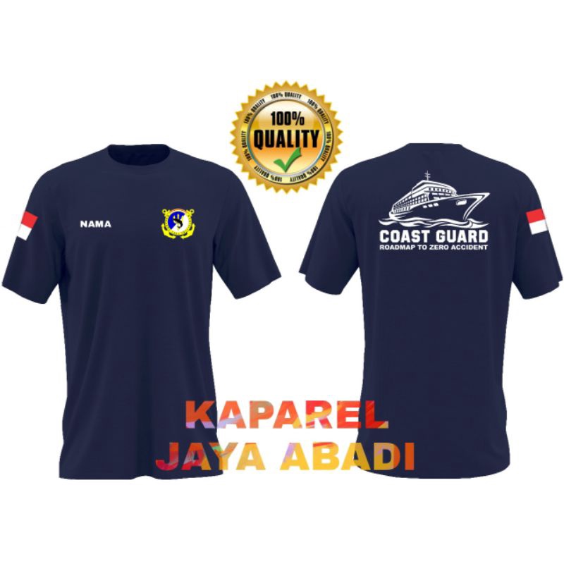 Jual Kaos kapal Dishub/Baju Kapal Dishub/Atasan Pria Dishub Coast guard ...