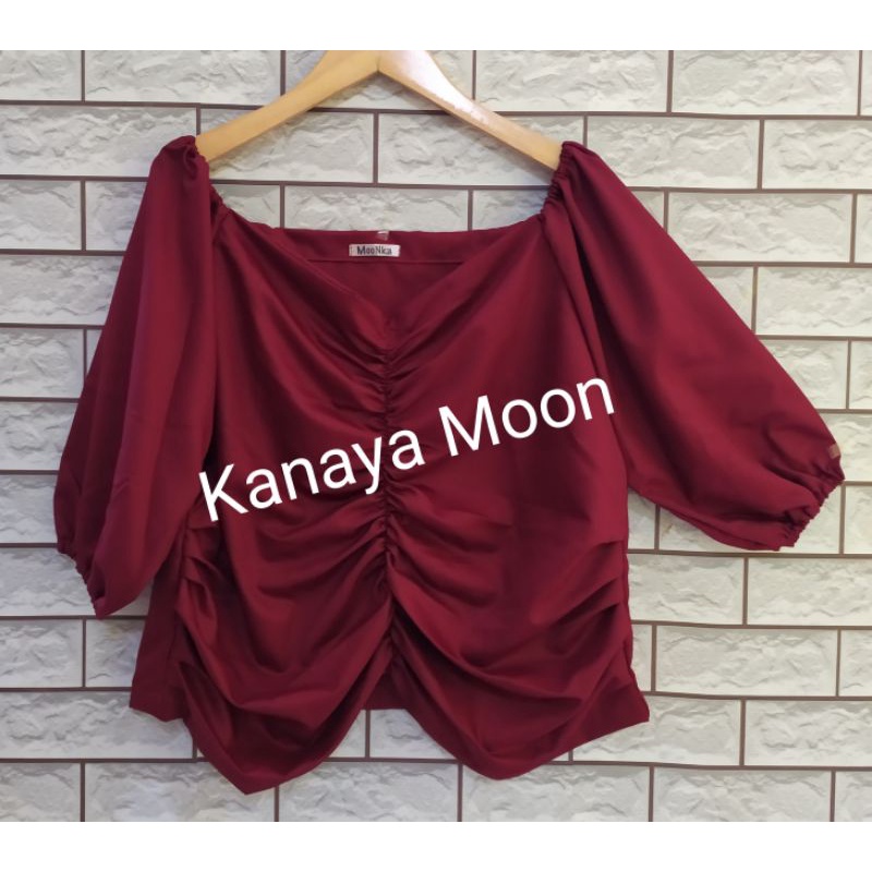 Jual SABRINA JUMBO BIGSIZE 4L KERUT DEPAN MK 076 | Shopee Indonesia