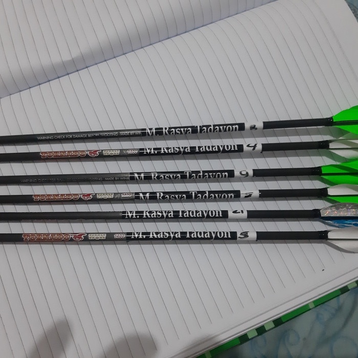 Jual panahanak- arrow wrap stiker nama identitas dan no arrow -anak ...