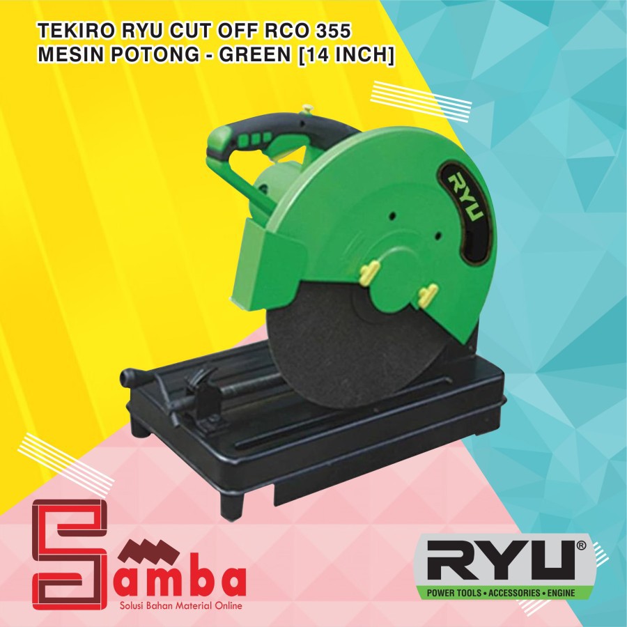 Jual Tekiro Ryu Cut Off RCO 355 Mesin Potong - Green [14 Inch] | Shopee ...