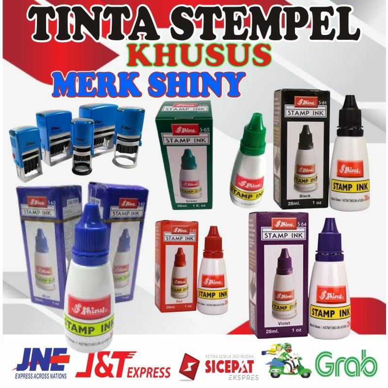 Jual TINTA SHINY Tinta isi ulang/Refill Khusus segala macam Stempel ...