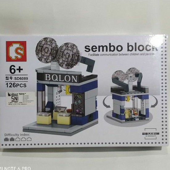 Jual Mainan Block/Bricks/Lego/Sembo/Toko Komersil/6089/BQLON | Shopee ...