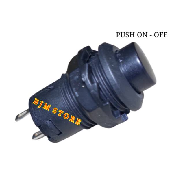 Jual SAKELAR - SWICTH PUSH ON-OFF BULAT 2 PIN - SWITCH PUSH ON OFF ...
