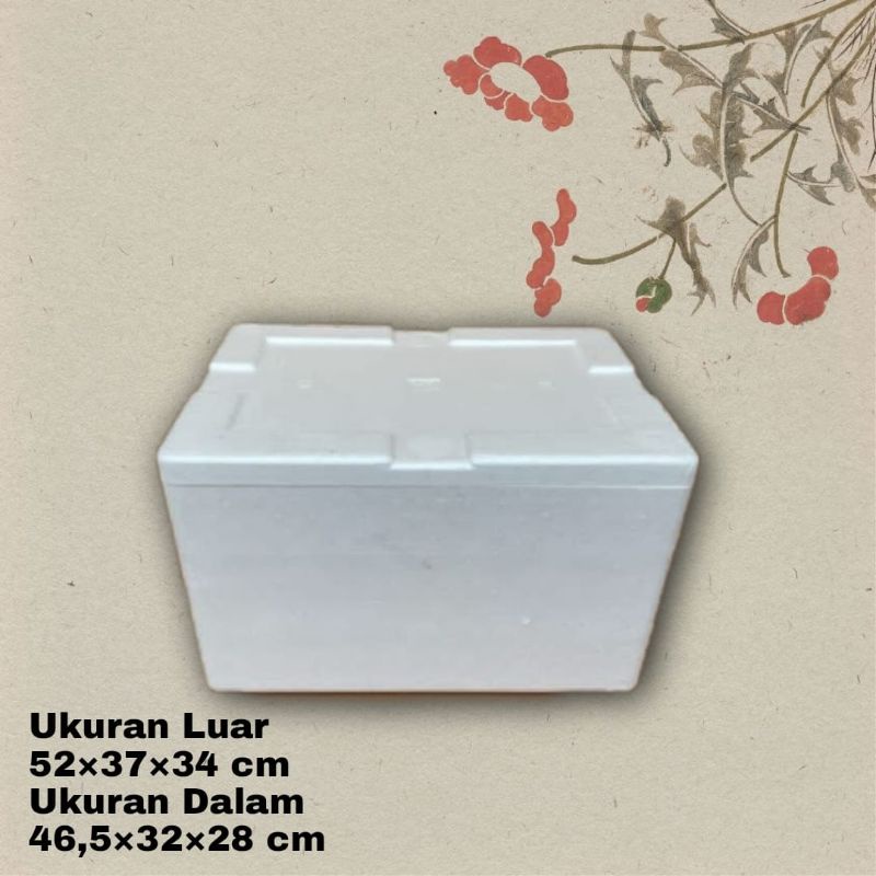 Jual Box Styrofoam 20kg 52x37x34cm | Box Gabus Kotak Sterofoam | Shopee ...