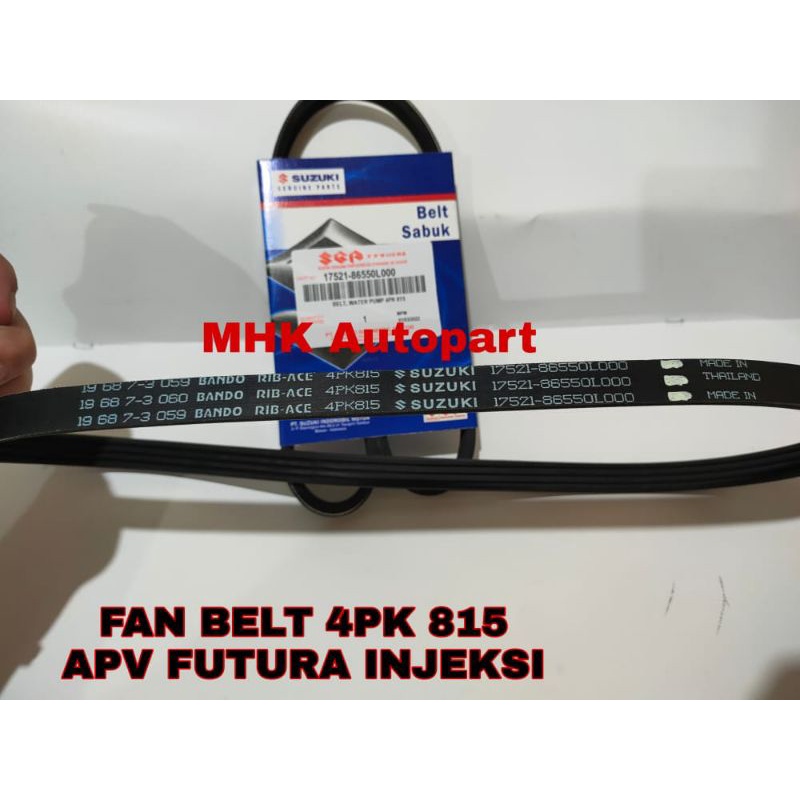 Jual tali kipas fan belt van belt 4pk 815 apv futura injeksi mega carry | Shopee Indonesia