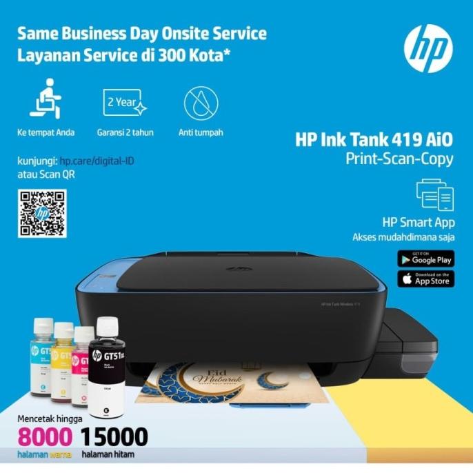 Jual Printer Hp 419 Ink Tank Wireless All-In-One Printer (Print-Copy ...