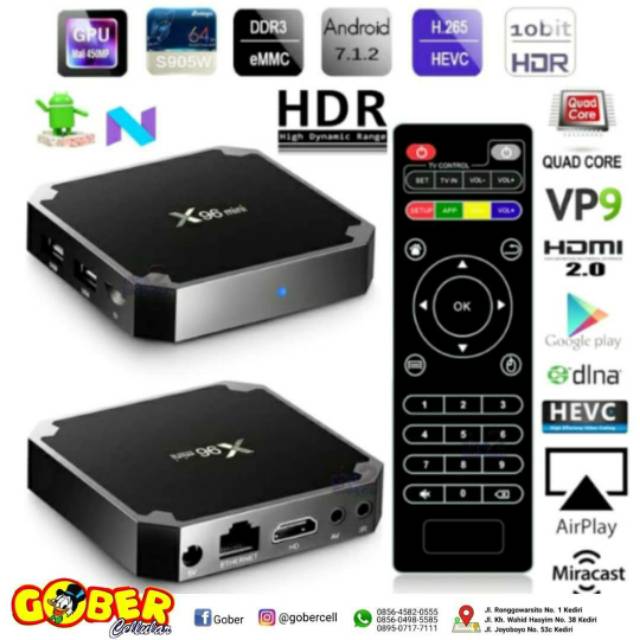 Jual TV Box X96 Mini Android ram 2g internal 16gb | Shopee Indonesia