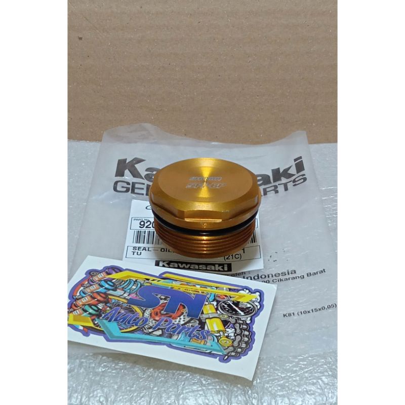 Jual CAP FORK / TUTUP BAUT UPSIDE DOWN KAWASAKI ZX25R ORIGINAL | Shopee ...
