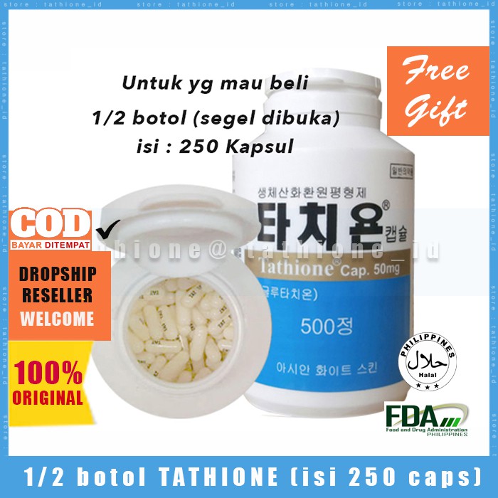 Jual Tathione Korea Original (Isi 250 Kapsul), Buka Segel, Dijamin Asli ...