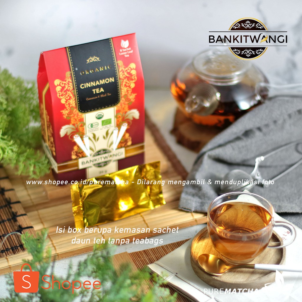 Jual Bankit Wangi - CINNAMON TEA Organic 3gr Kemasan Sampel Cinnamon ...
