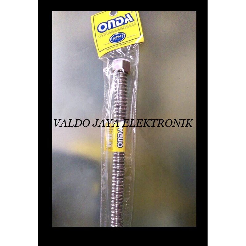 Jual Selang Flexible Air Panas Selang Flexible ONDA HWF 1/2”-1/2” 30Cm Selang Flexible ONDA ...