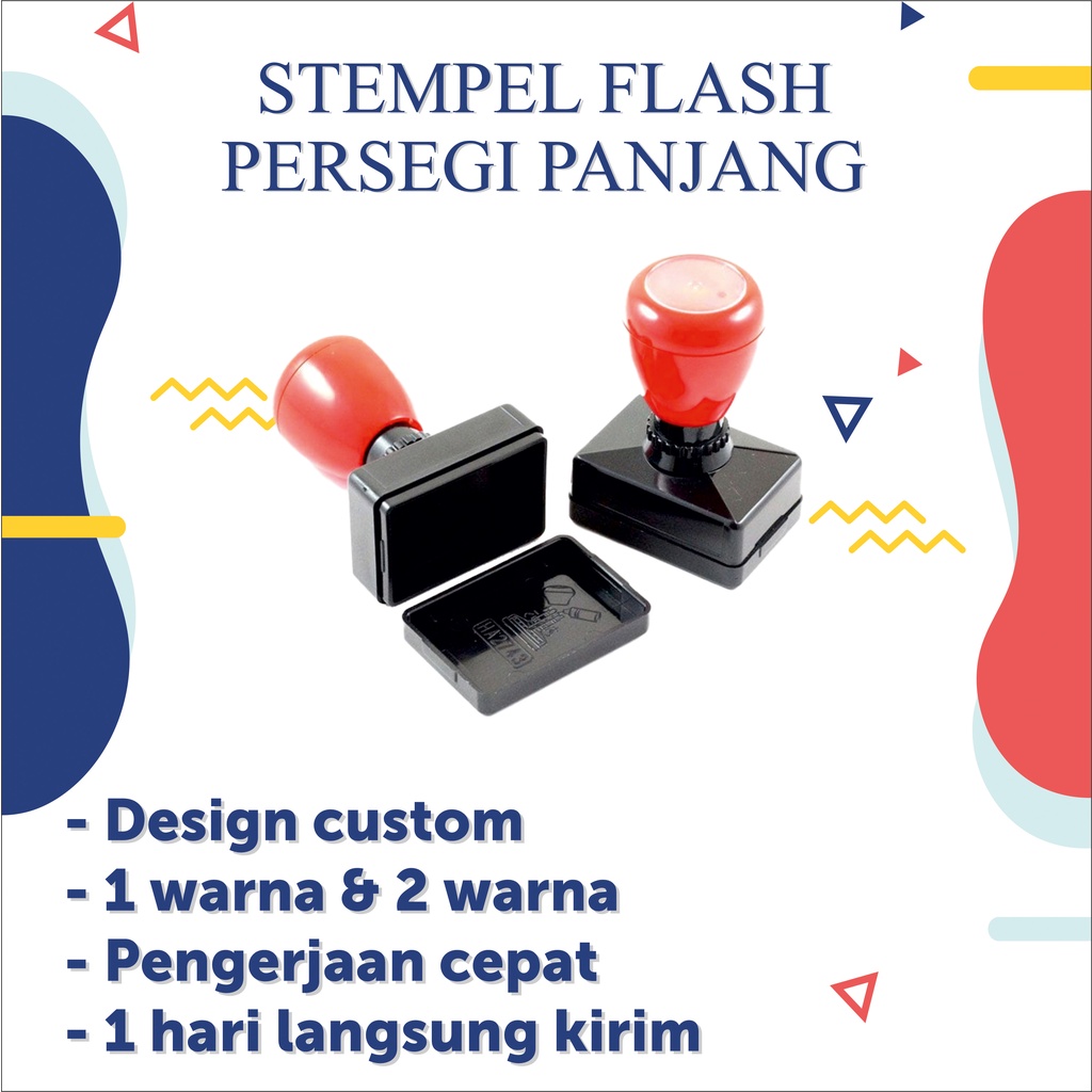 Jual STEMPEL FLASH PERSEGI PANJANG | Shopee Indonesia
