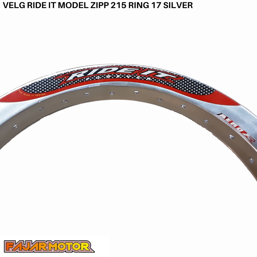 Jual VELG ALUMINIUM ZIPP 215 RING 17 BLACK SILVER | Shopee Indonesia