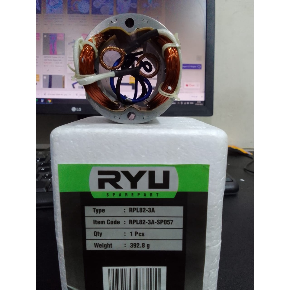 Jual Stator / Sepul Untuk Mesin Planer / Pasah / Serut Ryu Stator Mesin ...