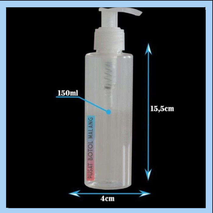 Jual Botol Plastik Pet 150Ml Pump Lotion ( Natural Natural) | Shopee ...