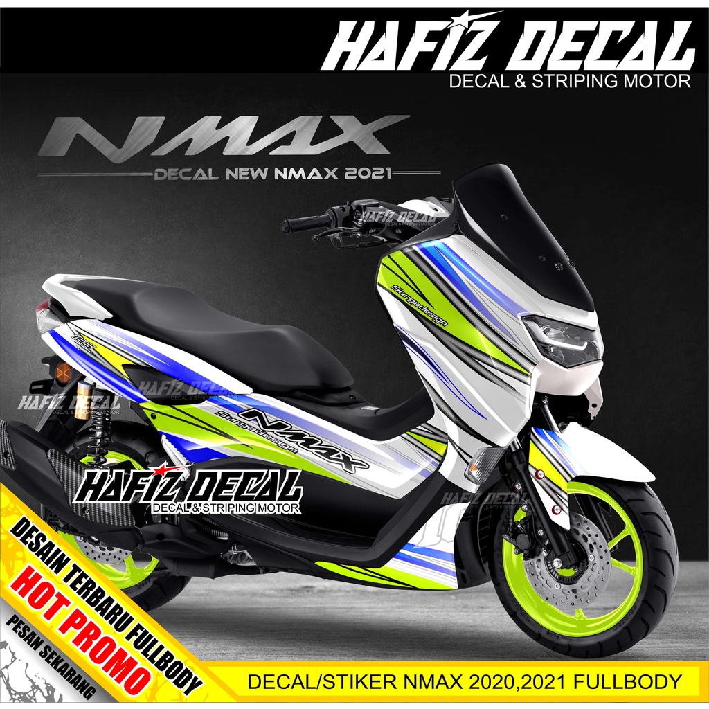 Jual DECAL NMAX 2022, DECAL NMAX GREY, STIKER NMAX GREY, DECAL NMAX NEW ...