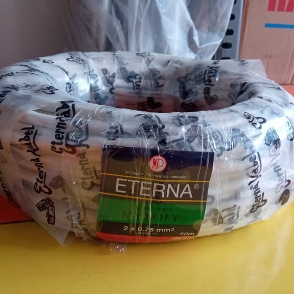 Jual Kabel listrik NYMHY 2x0.75 Eterna | Shopee Indonesia