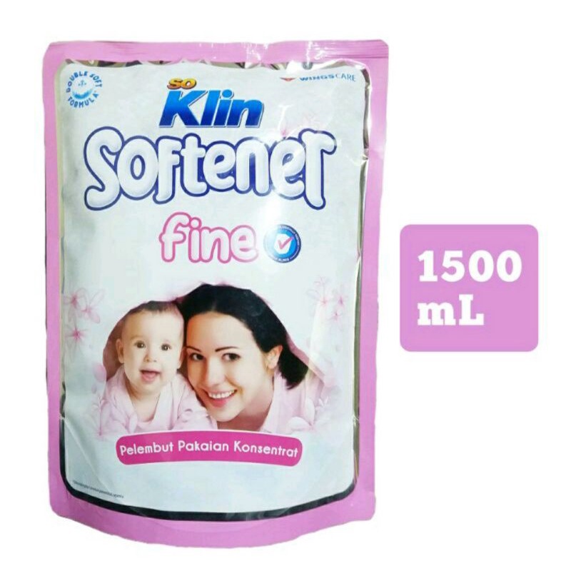 Jual So Klin Softener Fine 1500ml | Shopee Indonesia