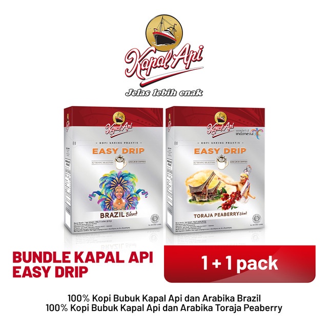 Jual KAPAL API Drip Mix 2 Folding Box (5 x 10 gr) | Shopee Indonesia