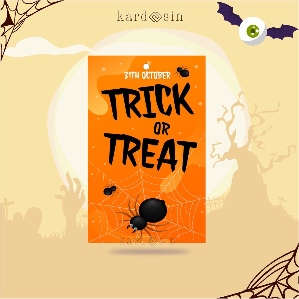 Jual [2,5 METER] BANNER HALLOWEEN DECORATION DEKORASI DEKOR PESTA PARTY ...