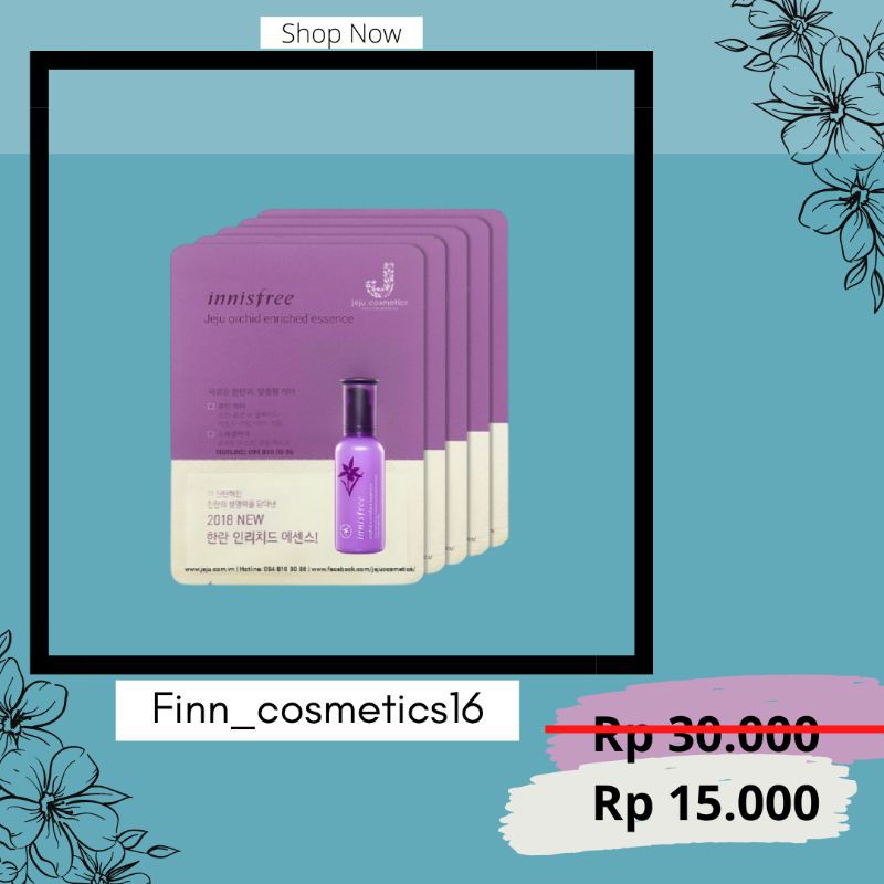 Jual ORIGINAL 100% INNISFREE JEJU ORCHID ENRICHED SAMPLE SACHET | Shopee Indonesia