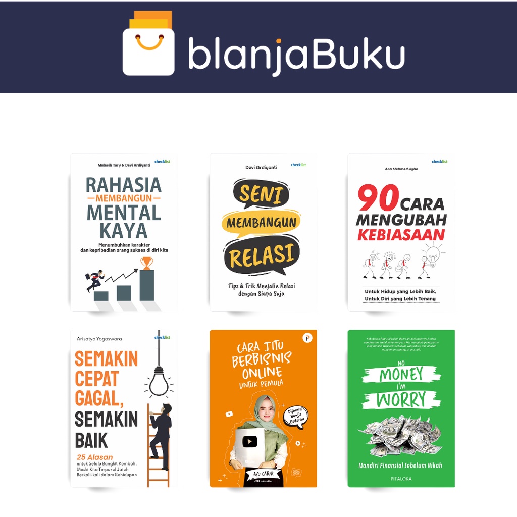 Jual Paket Buku Motivasi - Buku Motivasi Bisnis - Buku Motivasi Diri | Shopee Indonesia